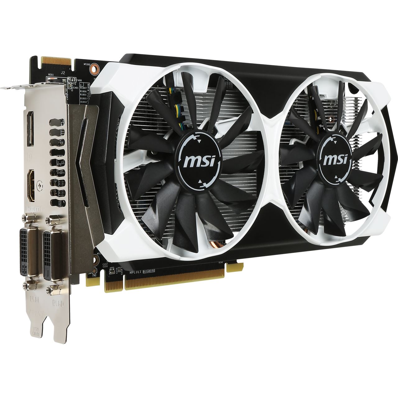 2GB MSI Radeon R7 370 Armor 2X Aktiv PCIe 3.0 x16 (Retail ...