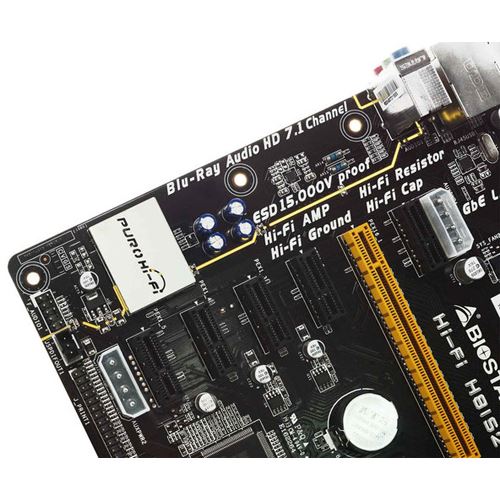 Biostar Hi-Fi H81S2 V6.1 Intel H81 So.1150 Dual Channel DDR3 ATX Retail ...