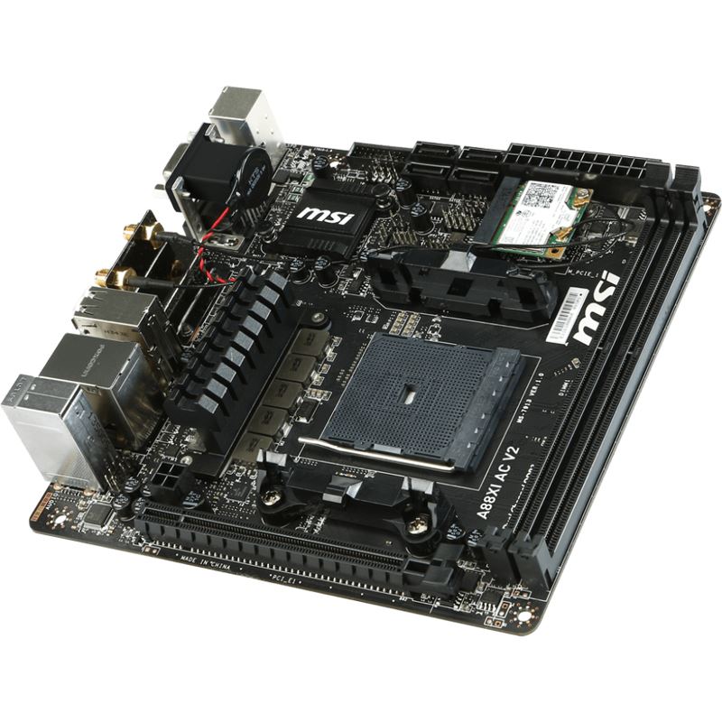 MSI A88XI AC V2 AMD A88X So.FM2+ Dual Channel DDR3 Mini-ITX Retail - | Mindfactory.de