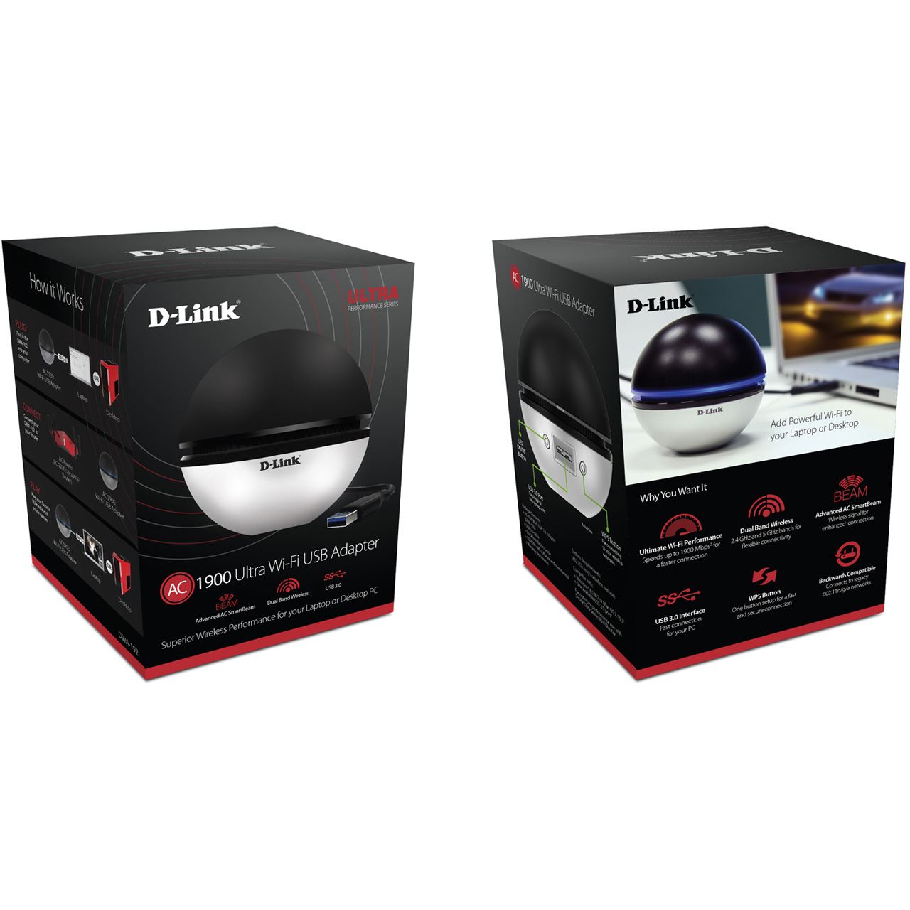 D-Link AC1900 Dualband USB 3.0 Adapter - Netzwerkkarten WLAN USB ...