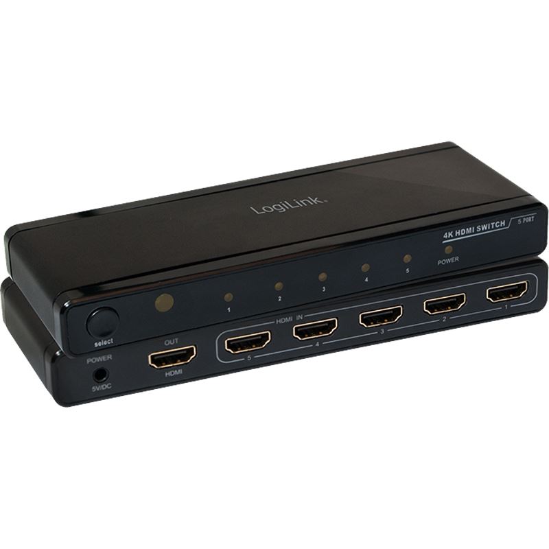 Logilink 4K HDMI Switch 5-Port [HD0013] - KVM Geräte | Mindfactory.de