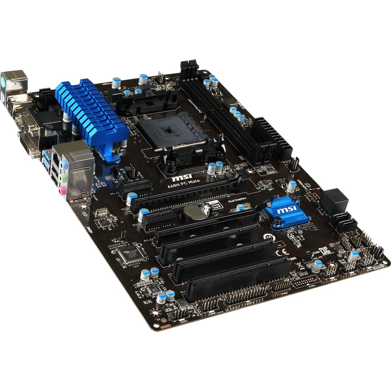 MSI A68H PC Mate AMD A68H So.FM2+ Dual Channel DDR3 ATX Retail ...