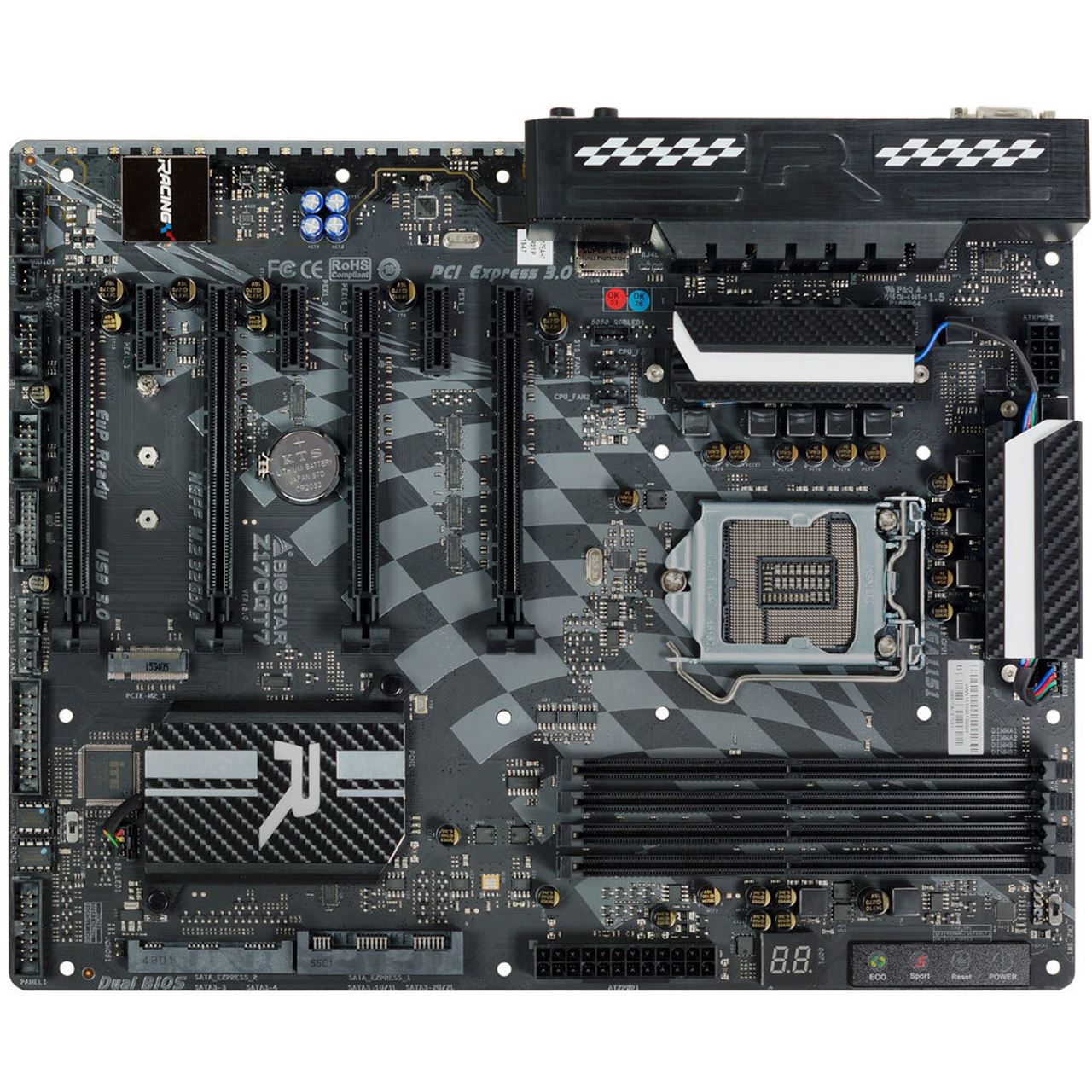 Biostar Z170GT7 Ver. 5.x Intel Z170 So.1151 Dual Channel DDR ATX Retail ...