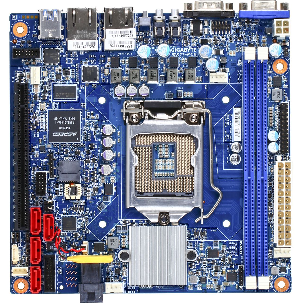 Gigabyte MX11-PC0 Intel C232 So.1151 Dual Channel DDR4 Mini-ITX Retail ...