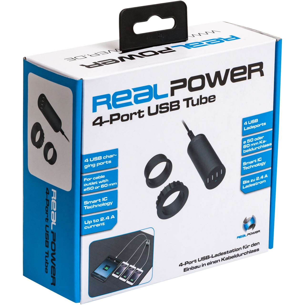 Realpower RealPower 4-Port USB Tube - Kabel und Adapter | Mindfactory.de