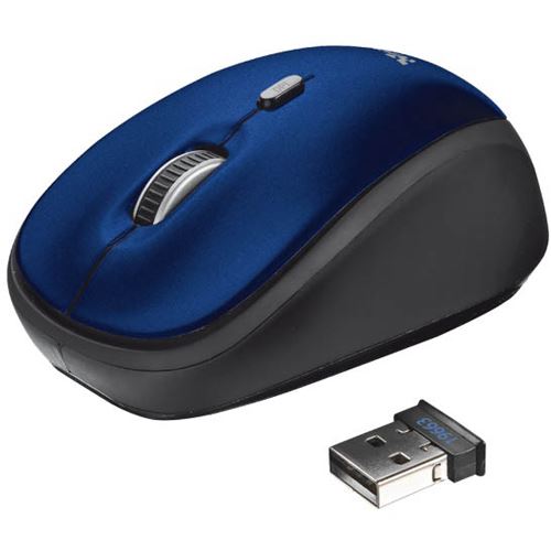 Trust Yvi Wireless Mini Mouse USB blau (kabellos) - Mäuse kabellos ...