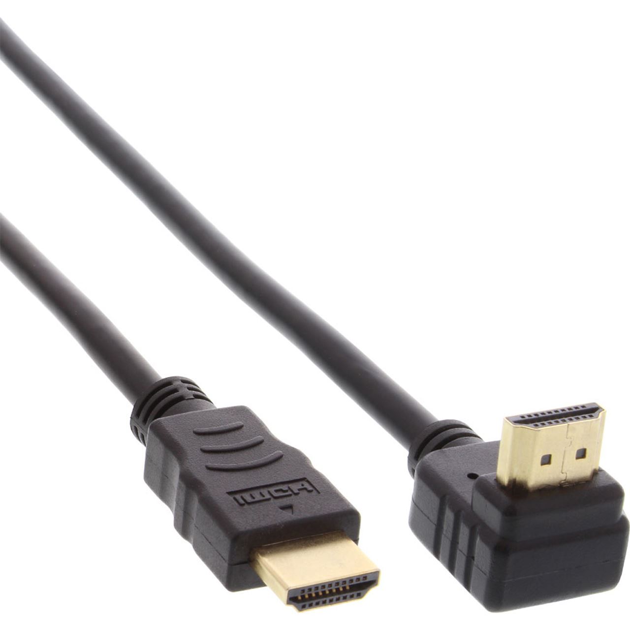 1.00m InLine HDMI Anschlusskabel High-Speed mit Ethernet HDMI-Stecker ...