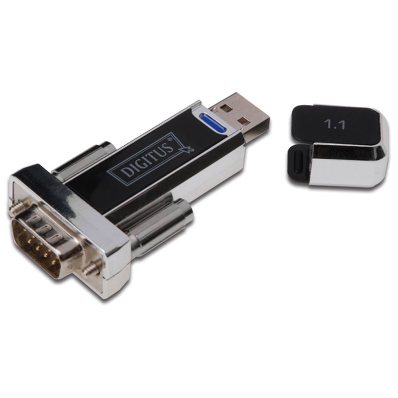 Digitus Adapter DIGITUS USB1.1 -> seriell D-Sub9 St/St - Seriell ...