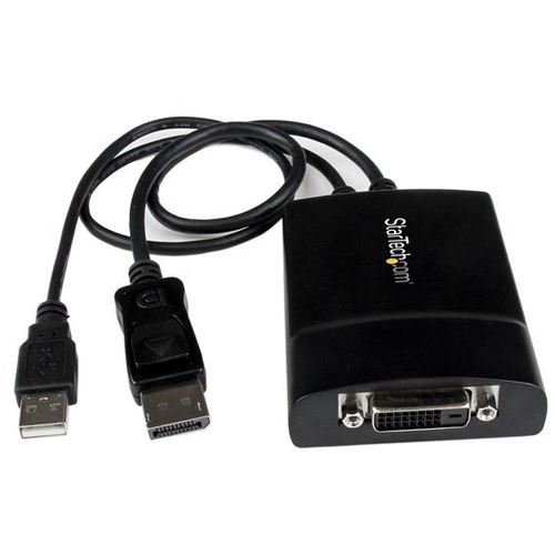 Startech Displayport Adapter aktiv Displayport Stecker + USB Power ...