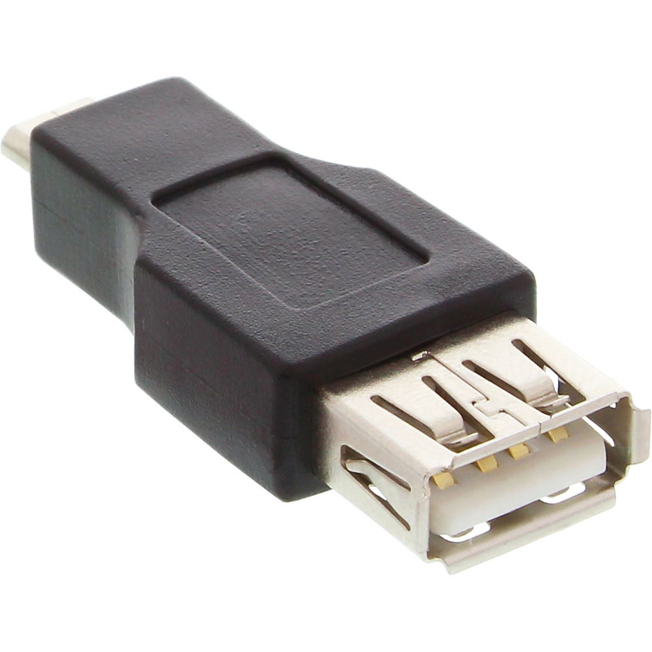 InLine Micro-USB OTG Adapter, Micro-B Stecker an USB A Buchse - USB ...