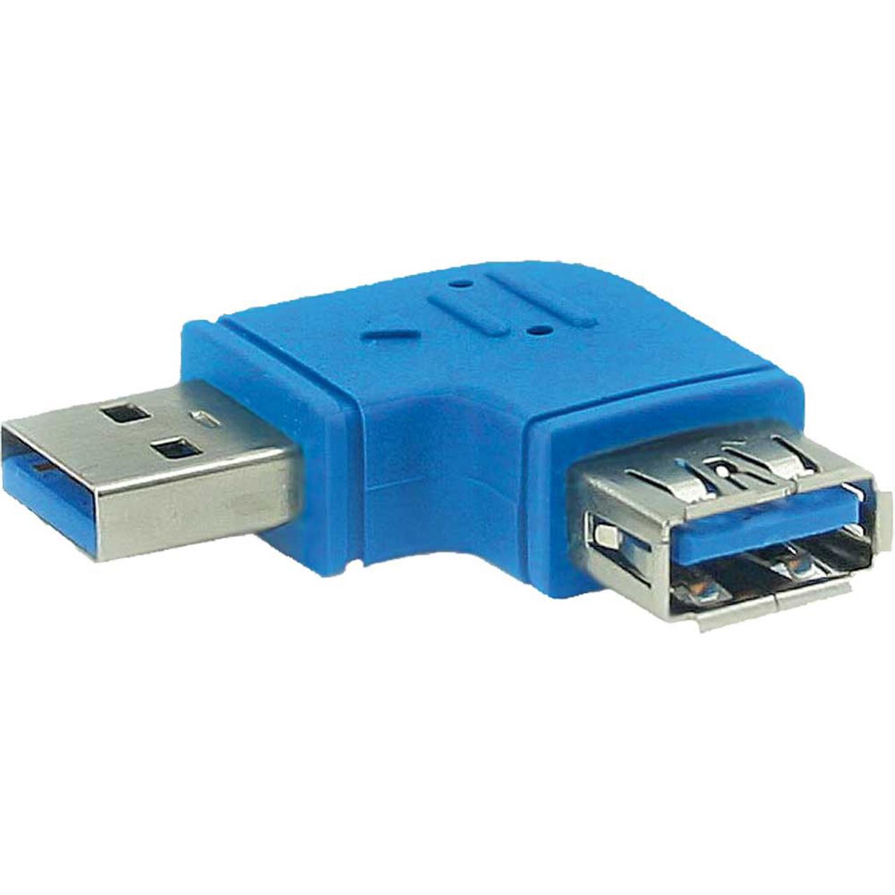 InLine USB 3.0 Adapter, Stecker A auf Buchse A, links gewinkelt 90 ...