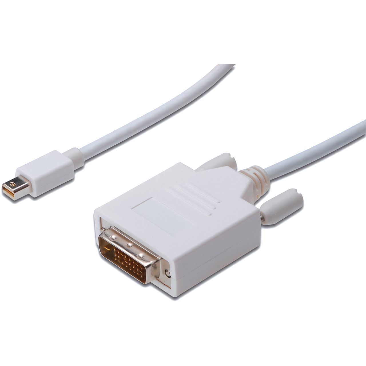 1.00m Digitus Displayport Adapterkabel Mini Displayport Stecker auf DVI ...