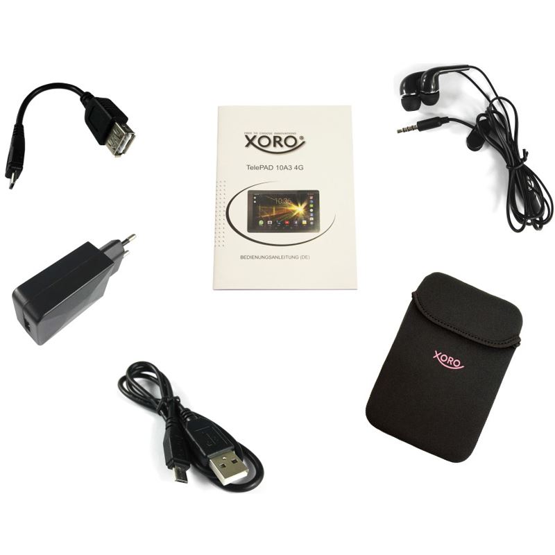 10.1" (25,65cm) XORO TelePAD 10A3 4G LTE / WiFi / Bluetooth V4.0 16GB ...