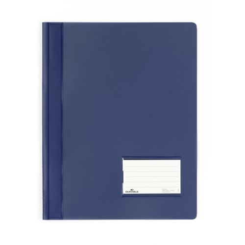 Durable Schnellhefter DURALUX, DIN A4 dunkelblau-transluzent - Schnellhefter | Mindfactory.de