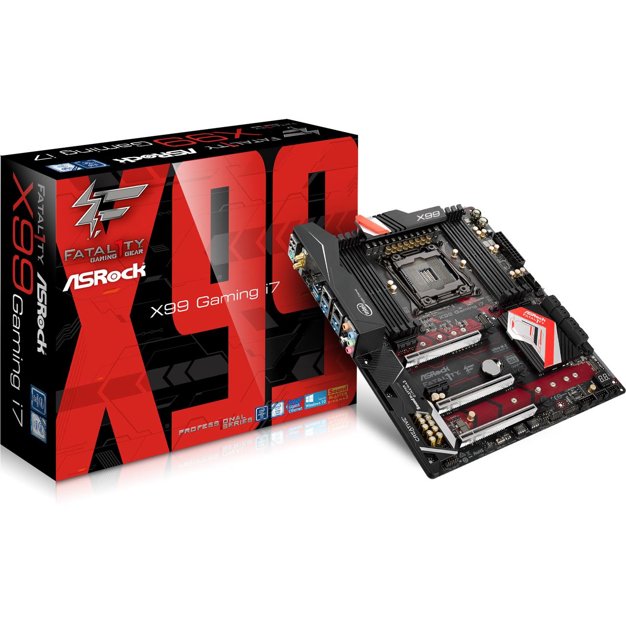 ASRock X99 Professional Gaming i7 Intel X99 So.2011-3 Quad Channel DDR4 ...