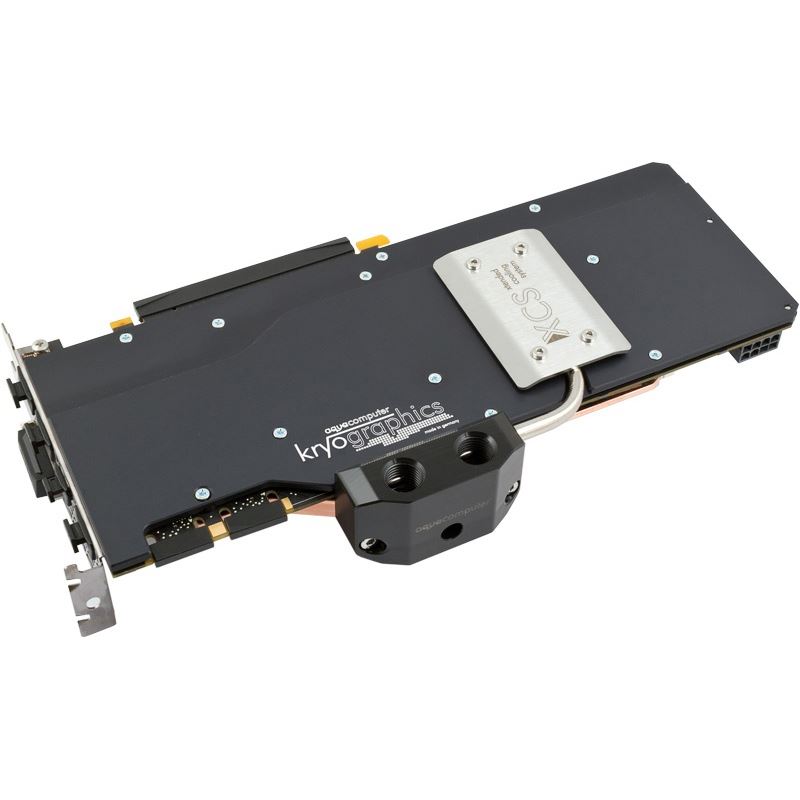 aqua computer Backplate für kryographics Pascal GTX 1080/1070 active ...