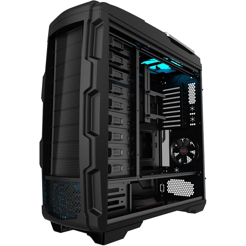 Azza GT 1 mit Sichtfenster Big Tower ohne Netzteil schwarz - Big Tower ...