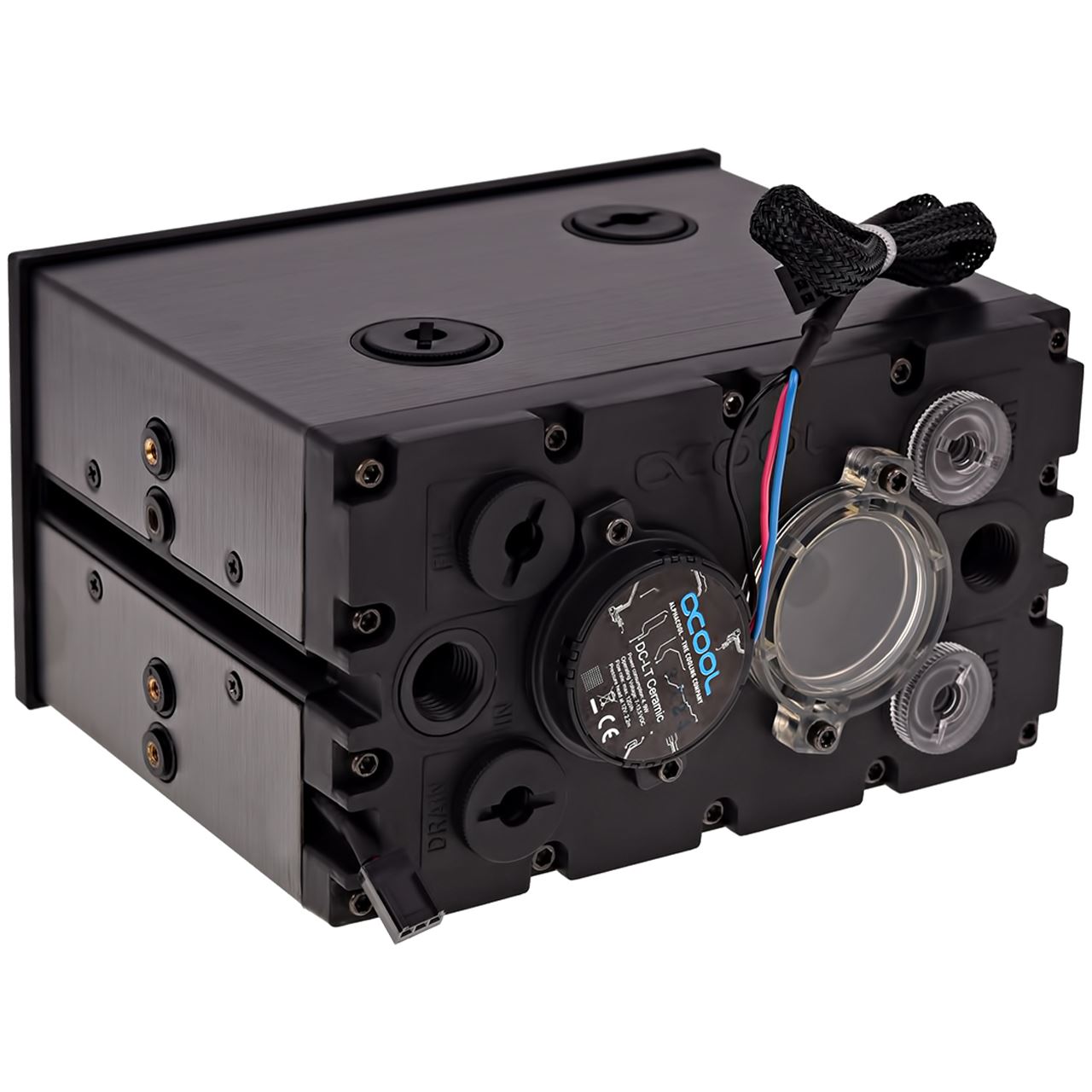 Alphacool Eisfach - Single Laing DC-LT - Dual 5,25 Bay Station inkl. 1x ...