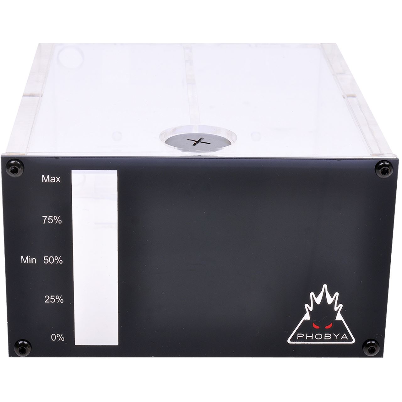 Phobya 5,25" Dual Bay Reservoir Black V.2 - Zubehör für AGBs ...