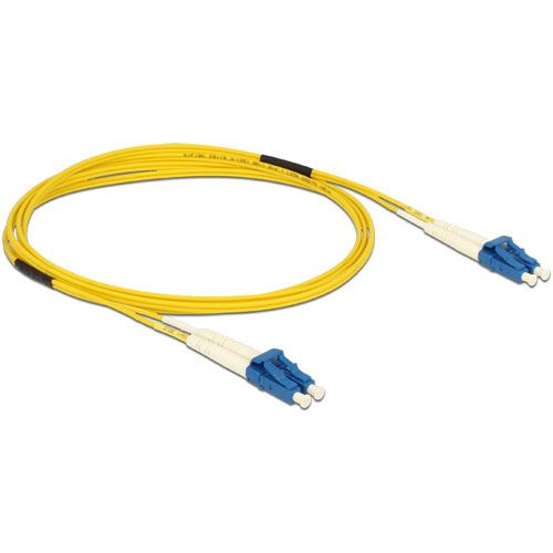 2.00m Delock LWL Single-Mode LWL Anschlusskabel 9/125 µm OS2 LC Stecker ...