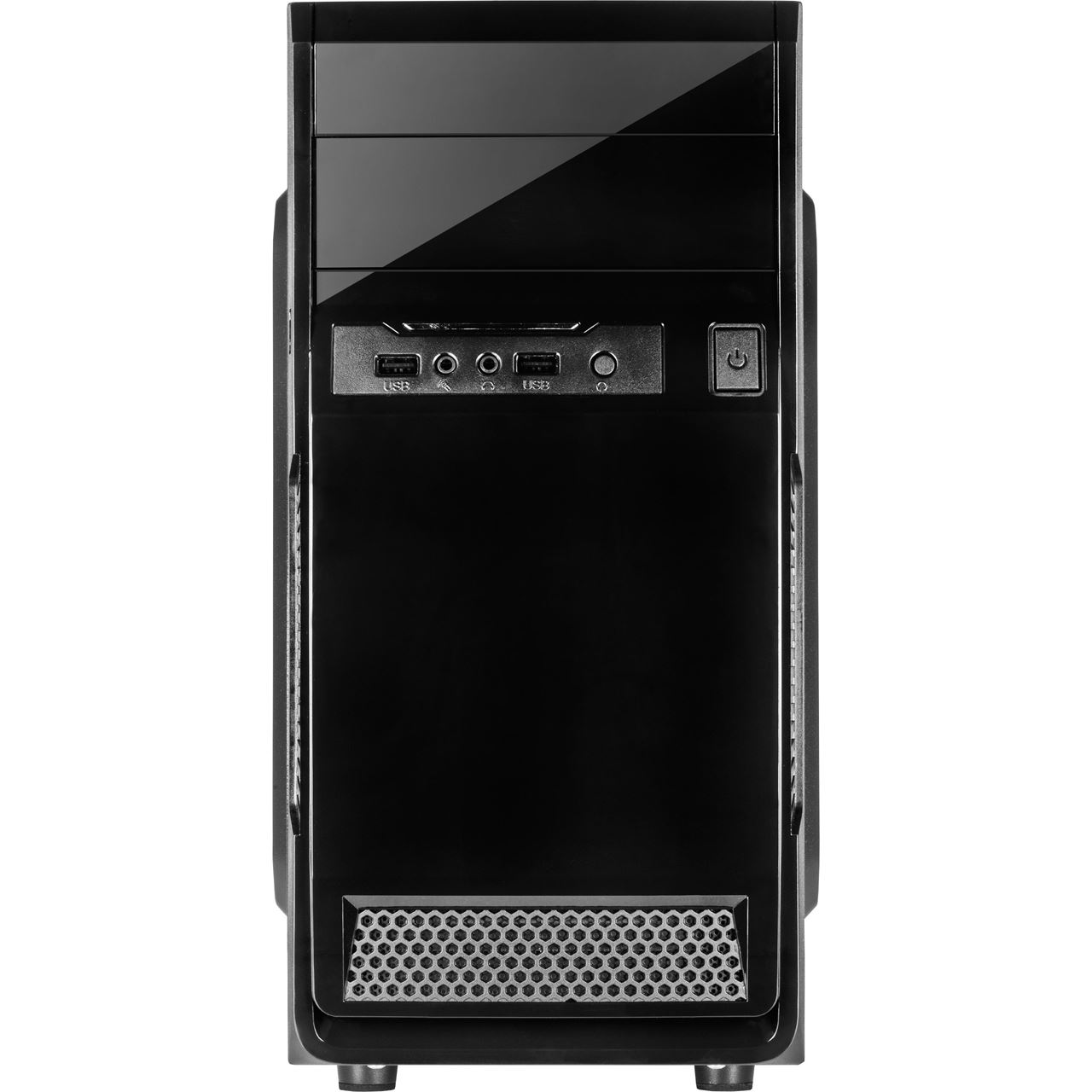 Inter-Tech MA-06 SL500K Mini Tower 500 Watt schwarz - Midi Tower mit NT ...