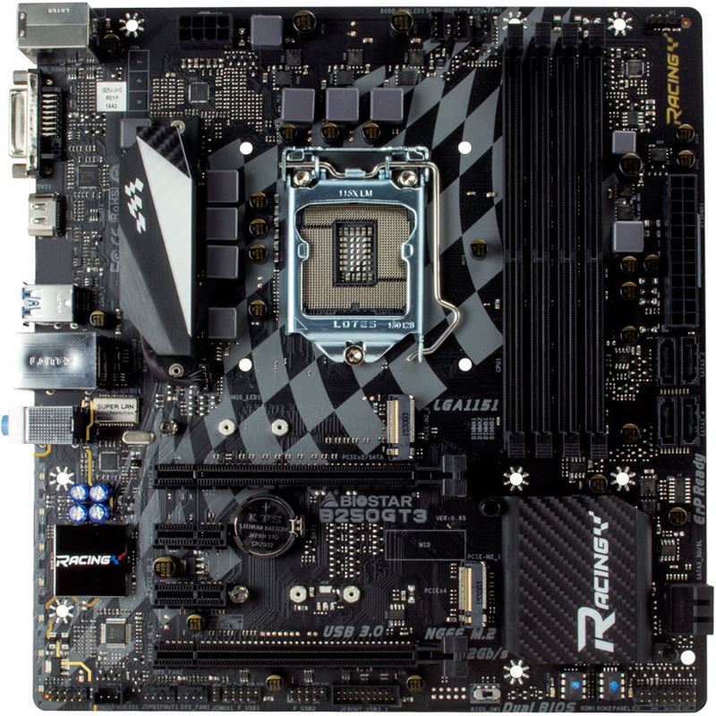 Biostar B250GT3 Intel B250 So.1151 Dual Channel DDR4 mATX Retail ...