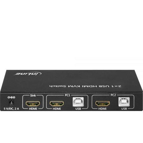 InLine KVM Desktop Switch, 2-fach, HDMI, USB 2.0 Hub, mit Audio - KVM ... InLine KVM Desktop Switch, 2-fach, HDMI, USB 2.0 Hub, mit Audio - KVM ...