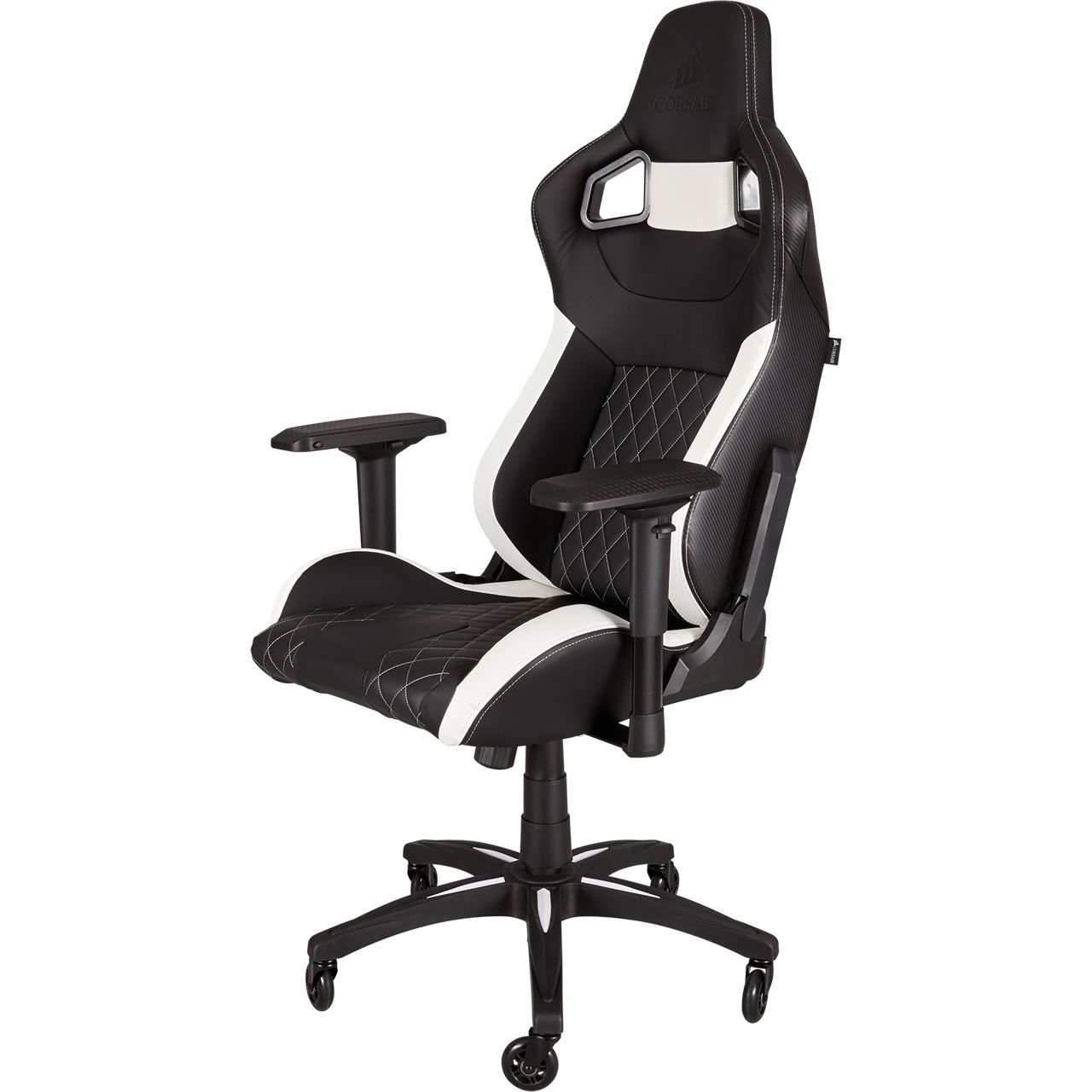 Corsair T1 Race Gaming Chair schwarz/weiß - Gaming Seats | Mindfactory.de
