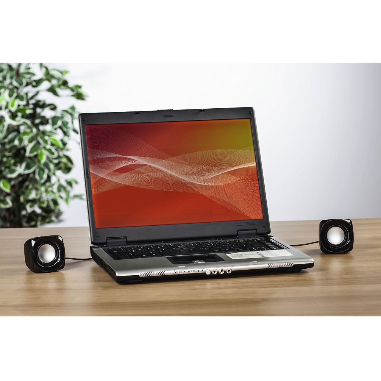 Hama Notebook-Lautsprecher 181 schwarz/silber - 2.0 Systeme ...