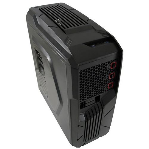 LC-Power 989B Protector Midi Tower ohne Netzteil schwarz/rot - Midi Tower ohne NT | Mindfactory.de