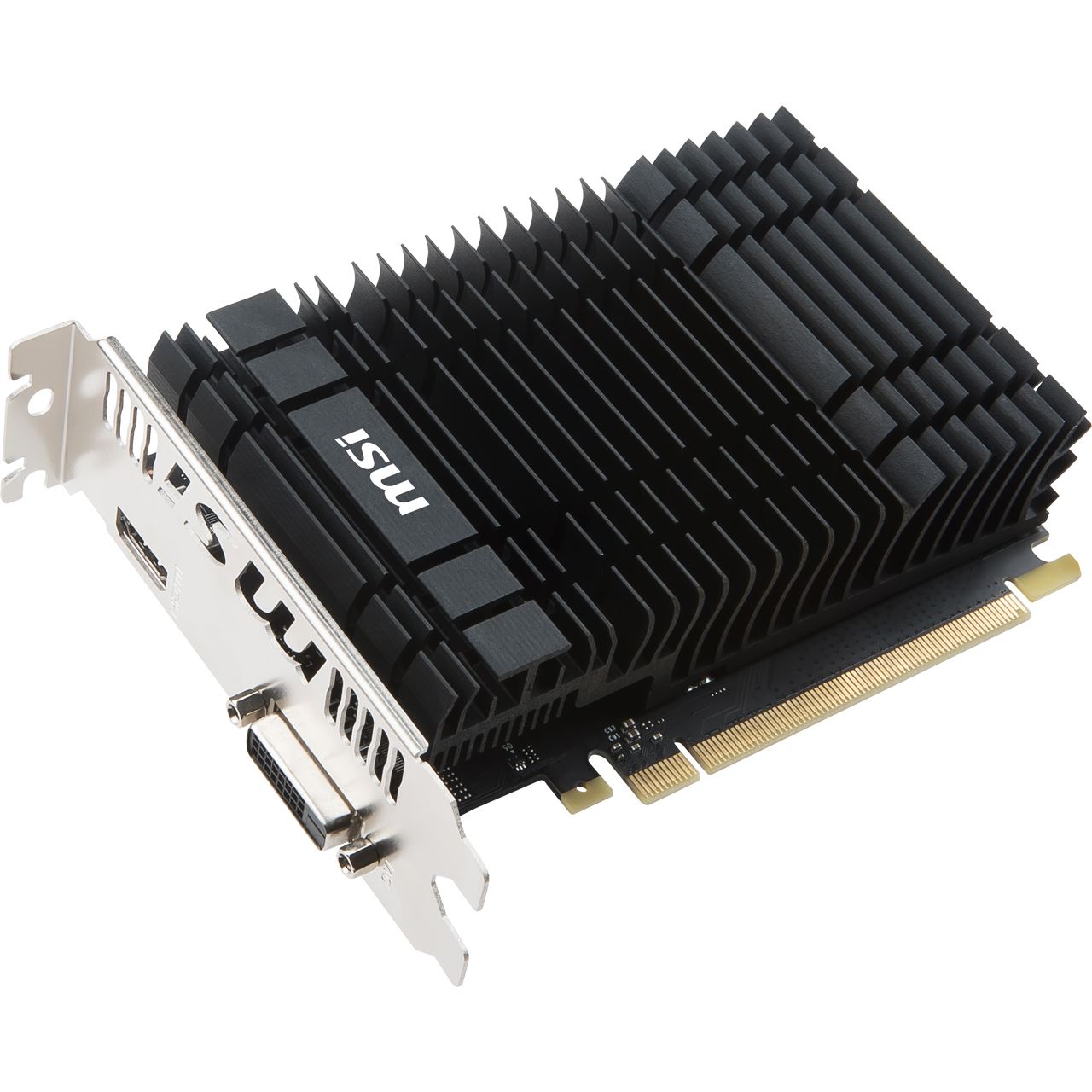 2GB MSI GeForce GT 1030 2GH OC Passiv PCIe 3.0 x16 (x4) (Retail) - GT ...
