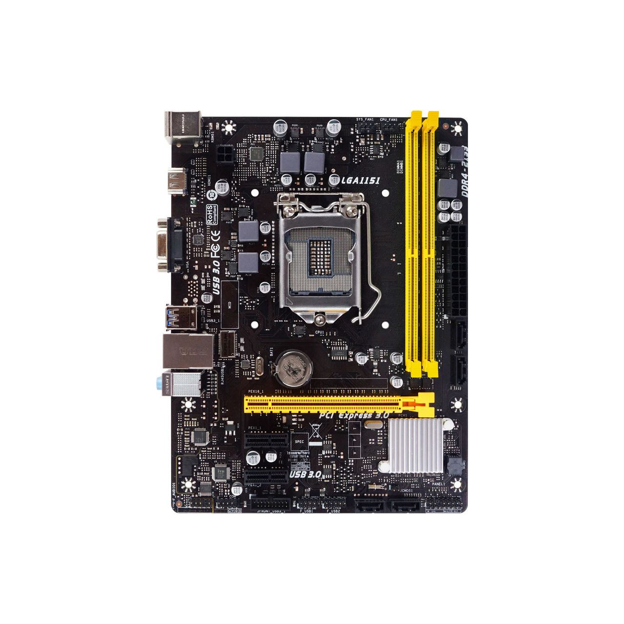 Biostar H110MHC Intel H110 So.1151 Dual Channel DDR4 mATX Retail ...