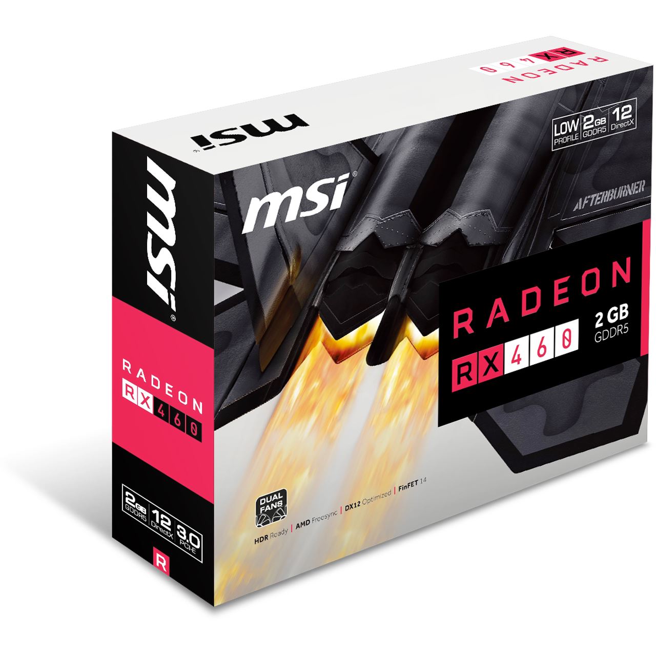 2GB MSI Radeon RX 460 2GT LP Aktiv PCIe 3.0 x16 (x8) (Retail ...