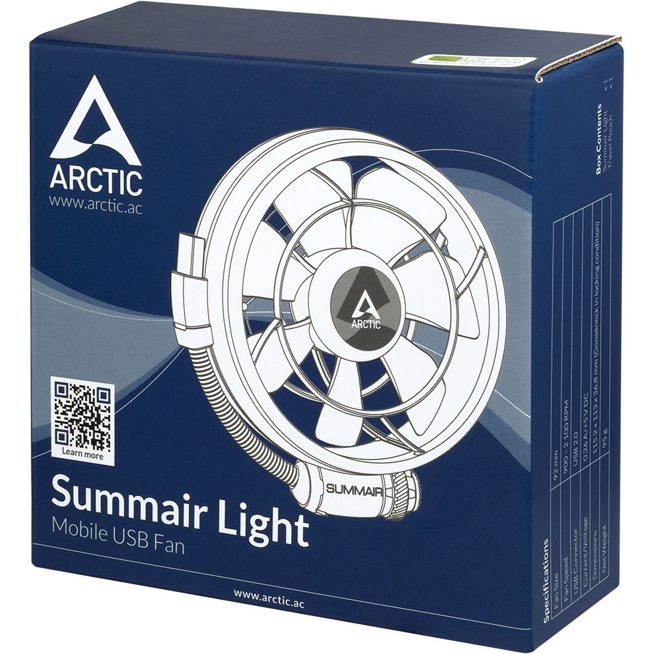 Arctic Lüfter Summerair Light - Mobile USB FAN - Sonstiges ...