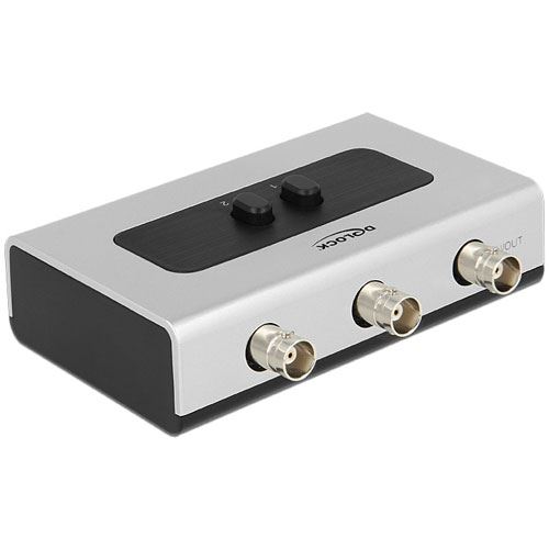 DeLOCK Delock Switch 2-port BNC manuell bidirektional - KVM Geräte ...
