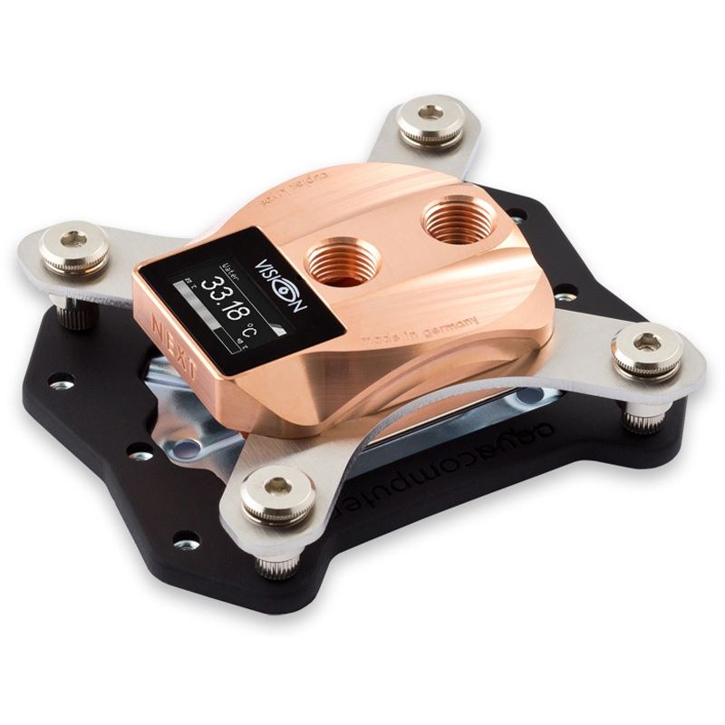 Aqua Computer cuplex kryos NEXT mit VISION 1156/1155/1151/1150, Kupfer ...