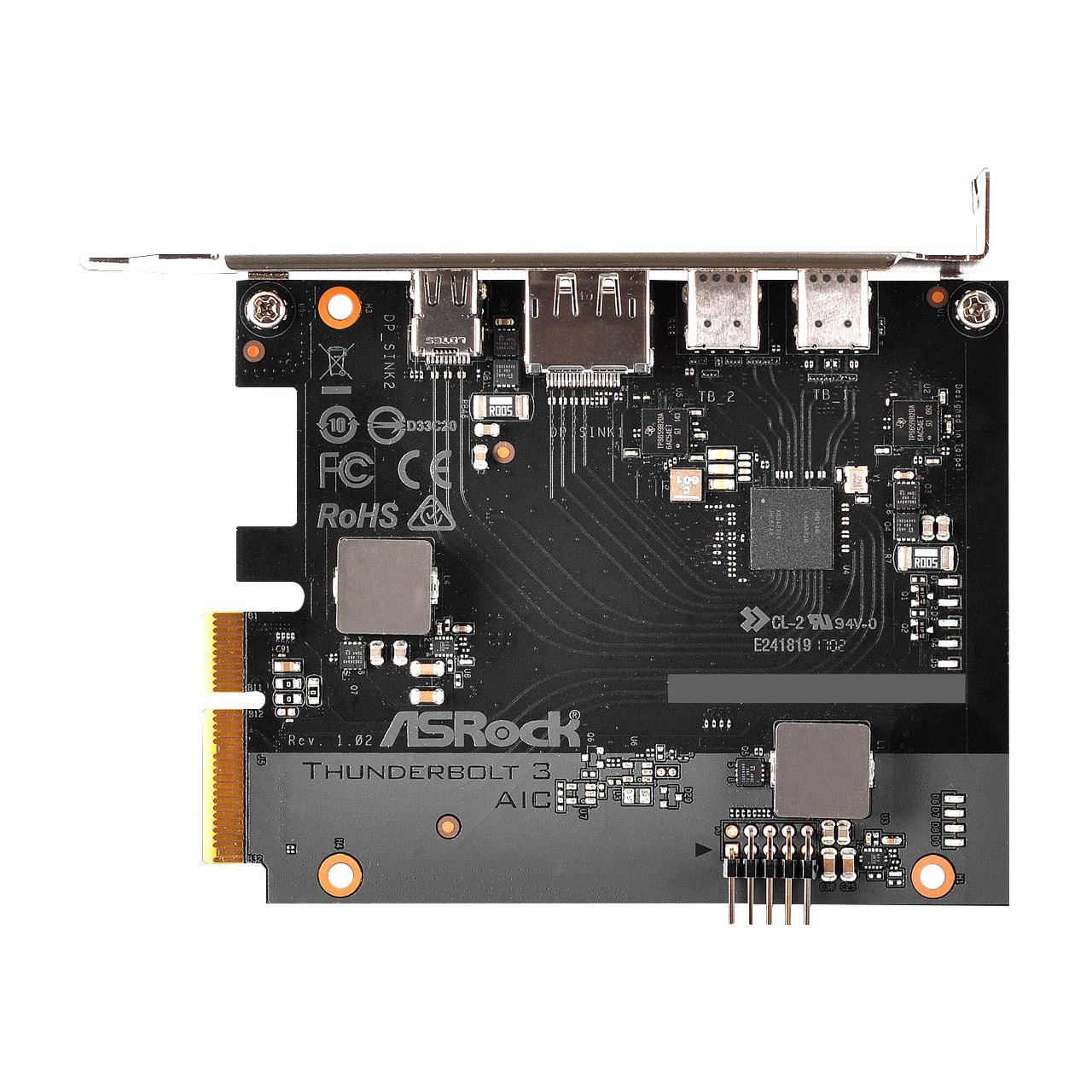 ASROCK Thunderbolt 3 AIC Schnittstelle Karte Retail - Zubehör für ...