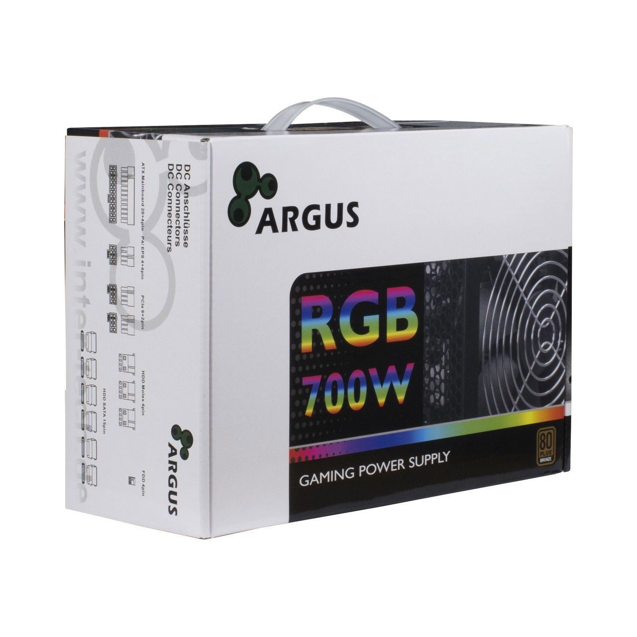 700 Watt Inter-Tech Argus RGB Non-Modular 80+ Bronze - Netzteile ab ...