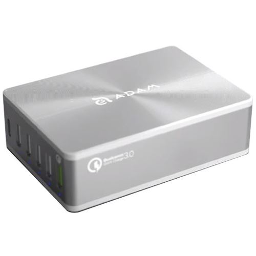 ADAM elements Multi USB Charger with QC 3.0 Port silber - Ladegeräte ...