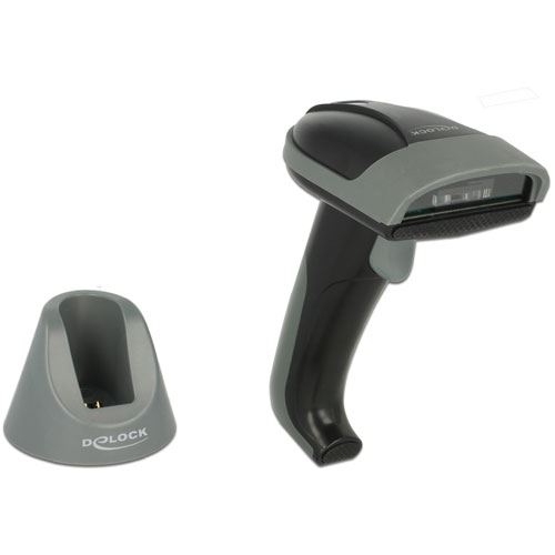 Delock Bluetooth Barcode Scanner 1D mit Ladestation - Linien ...