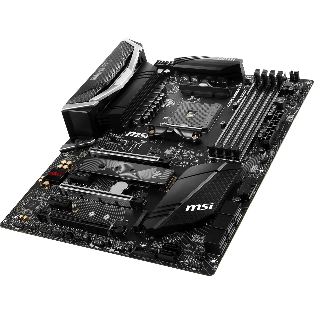 MSI X470 GAMING PRO CARBON AC AMD X470 So.AM4 Dual Channel DDR4 ATX ...