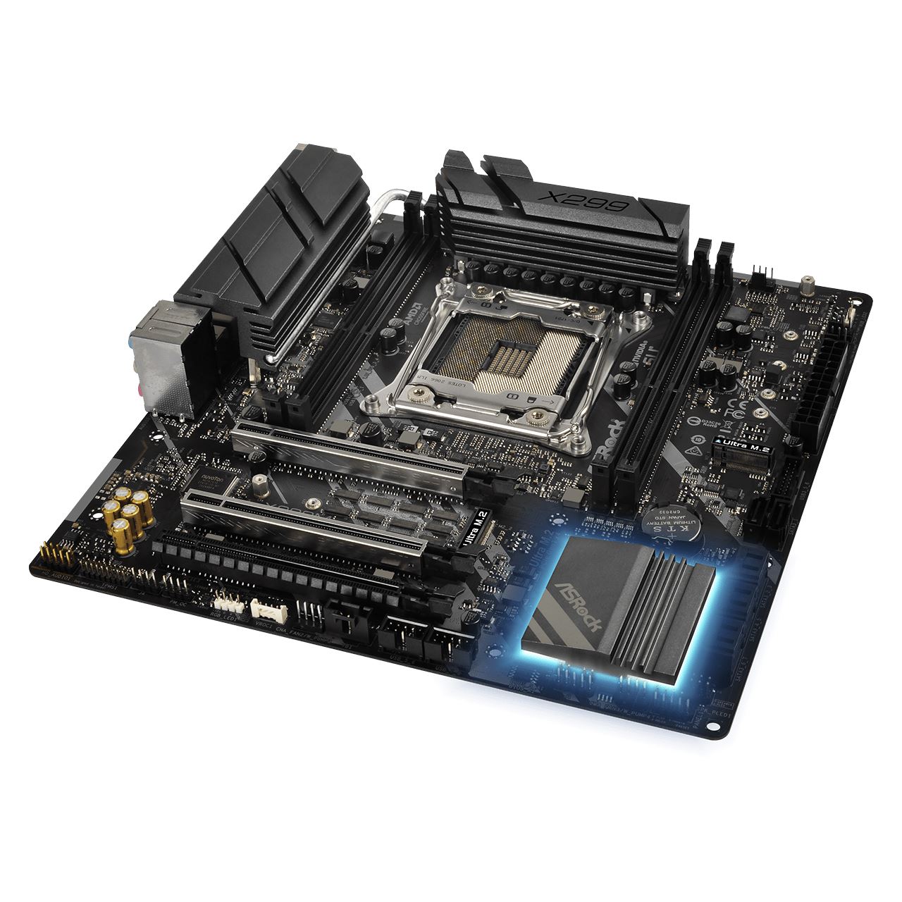 ASRock X299M Extreme Intel X299 So.2066 Dual Channel DDR4 mATX Retail ...