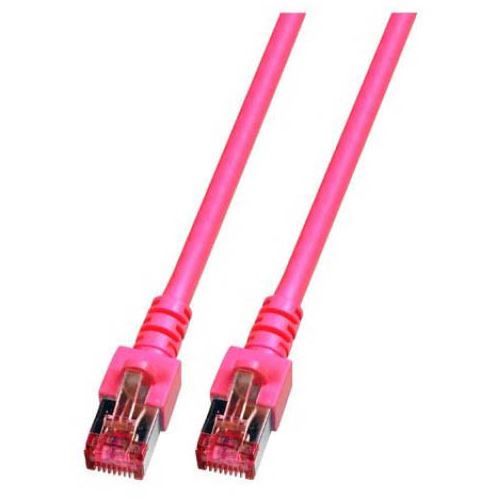 2.00m EFB Elektronik Cat. 6 Patchkabel S/FTP RJ45 Stecker auf RJ45 Stecker Magenta EIA/TIA