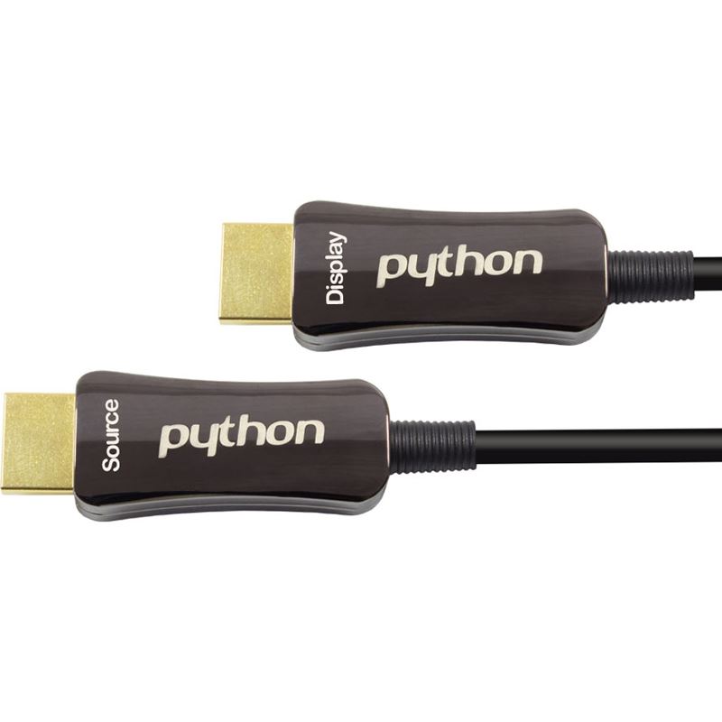 2.00m PYTHON HDMI2.0 Anschlusskabel Hybrid HDMI-Stecker auf HDMI ...