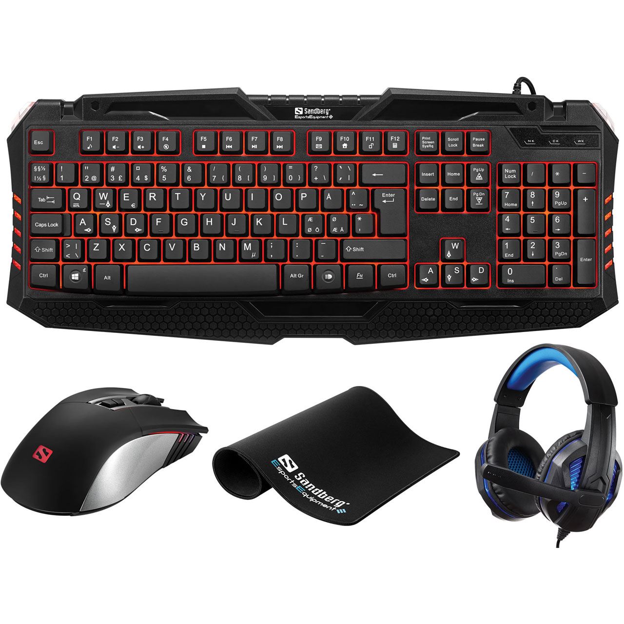 Sandberg Gaming Starter Kit German - Kombo kabelgebunden | Mindfactory.de