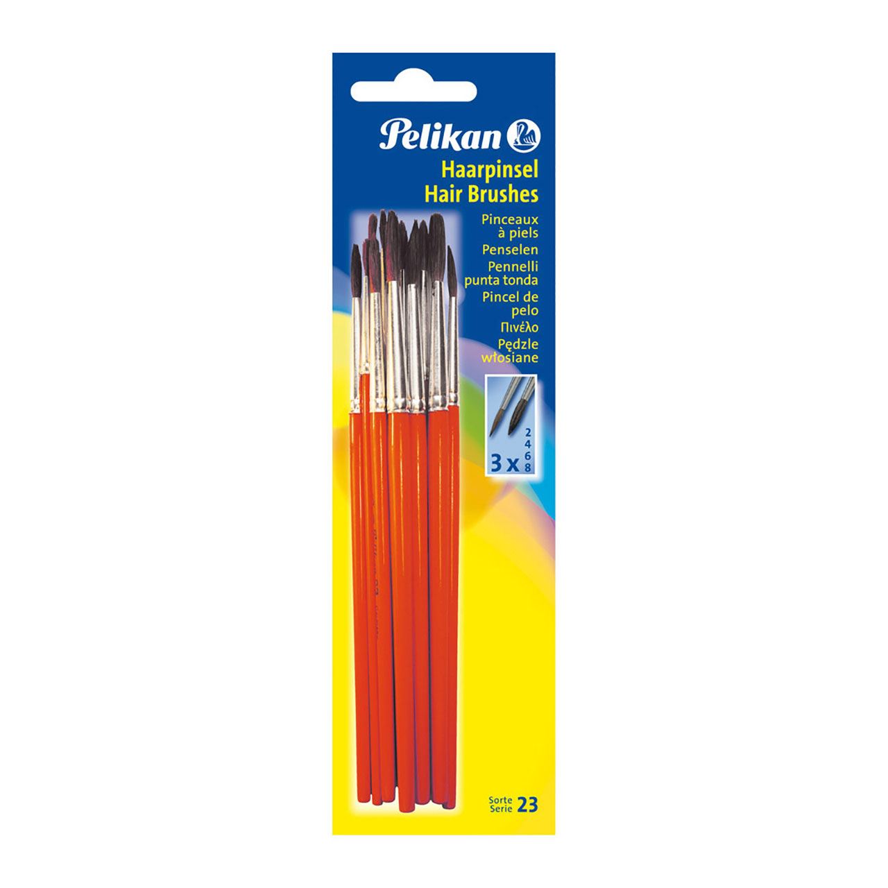 Pelikan Haarpinsel-Set Sorte 23, 12-teilig, sortiert - Sonstiges ...