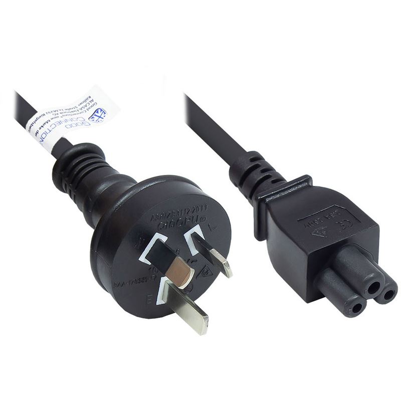 1.80m Good Connections Strom Anschlusskabel Stecker Australien auf C5 ...