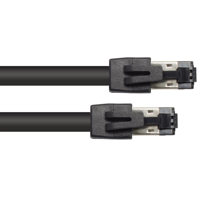 10.00m Good Connections Cat. 8.1 Patchkabel S/FTP PiMF 2000MHz RJ45 Stecker auf RJ45 Stecker Schwarz