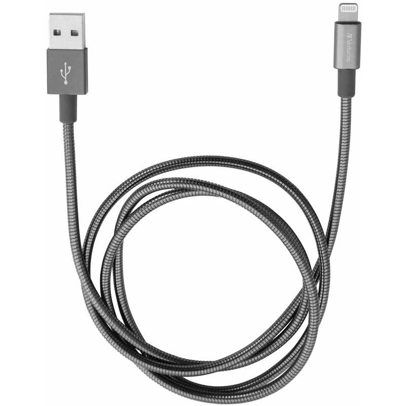 Verbatim Lightning Sync & Charge Kabel 100cm, grau - Kabel und Adapter ...