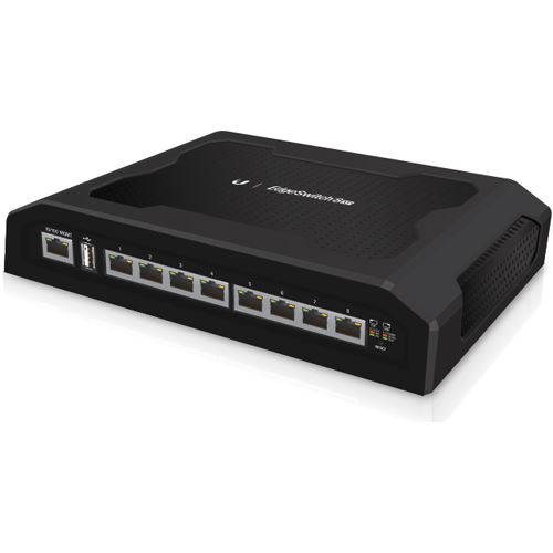 UbiQuiti EdgeSwitch 8XP, 8-Port, PoE PRO - Switch 10 / 100 / 1000 ...